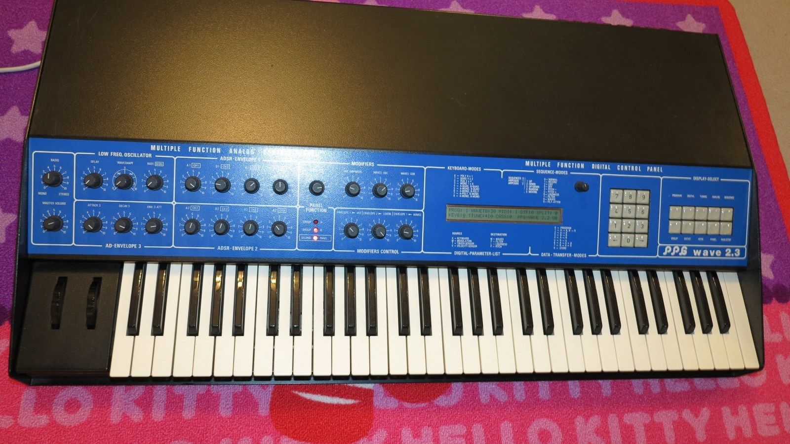 MATRIXSYNTH: PPG WAVE 2.3 ANALOG/DIGITAL HYBRID SYNTHESIZER