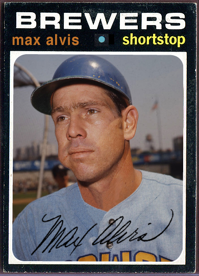 WHEN TOPPS HAD (BASE)BALLS!: MISSING IN ACTION- 1971 MAX ALVIS