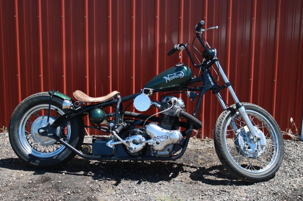 WEED HARDTAIL CHOPPERS/BOBBERS: Norton hardtail