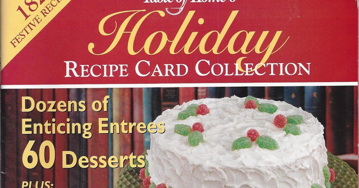 The Iowa Housewife: Cookbook Reviews...Holday Recipe Card Collection