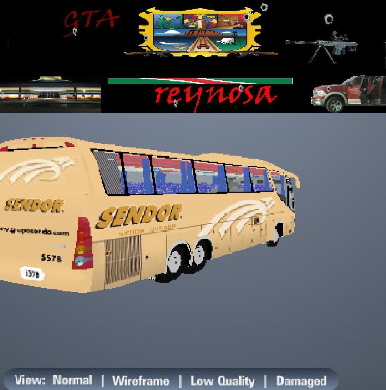 GTA Reynosa MODS: Autobus Sendor Grupo Senda