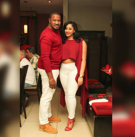 Wife of Nollywood actor, Mofe Duncan, gets him a band new red toy as ...