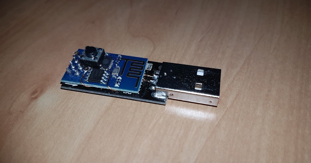 Atcnetz.de: Super Kleiner ESP8266 USB Stick mit ESPUSB von cnlohr