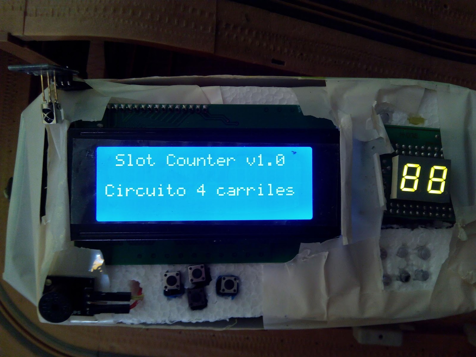 Retropasado: Cuentavueltas para Slot con Arduino