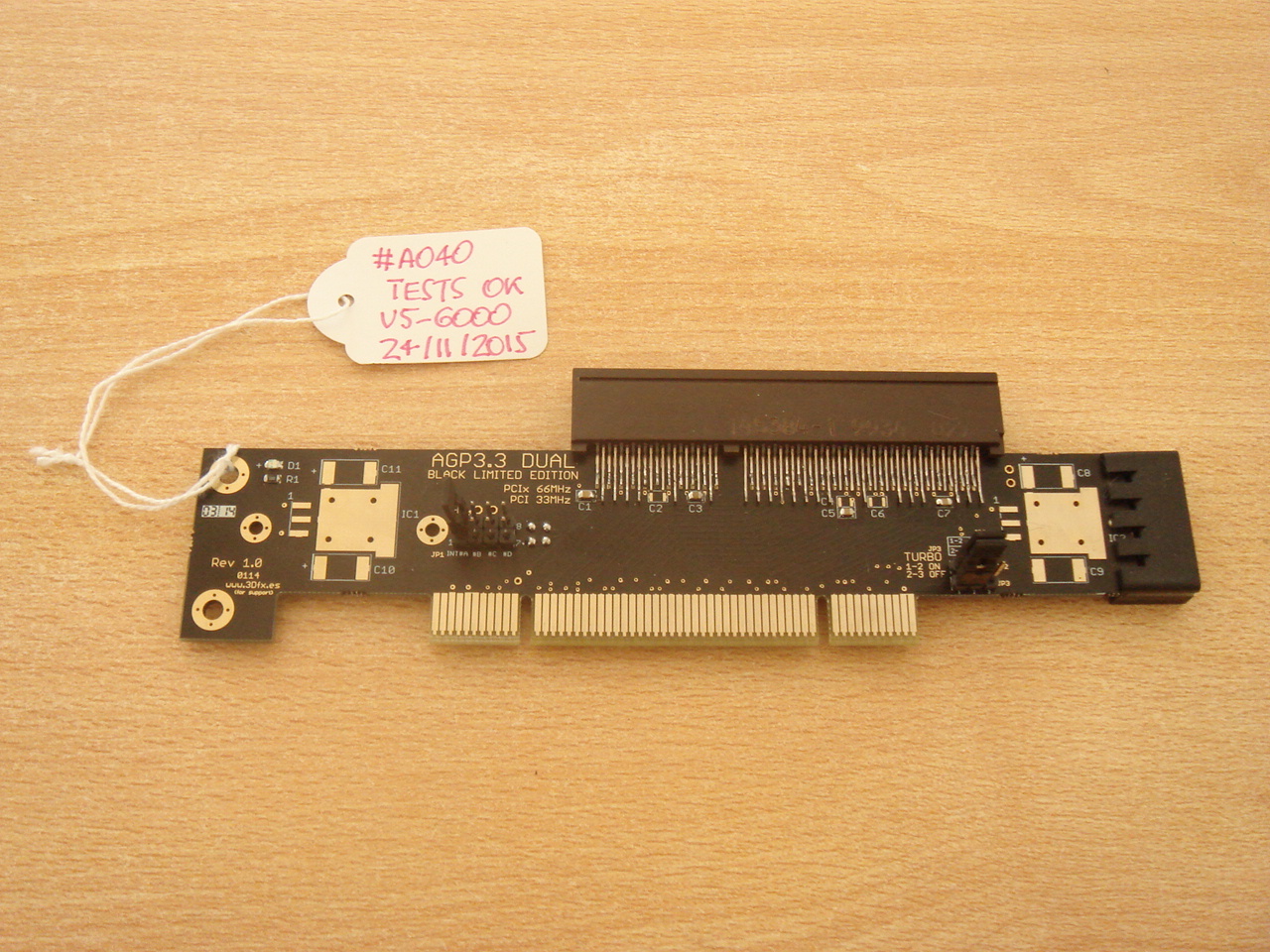 Le Blog De Cosmos (ACC): Adaptateur Agp/Pci