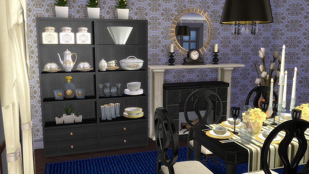 Corporation "SimsStroy": The Sims 4. Dining room sets "Festive reception"