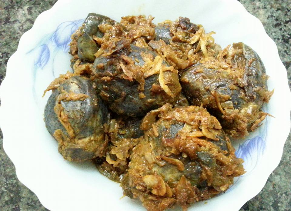 AmgeleRandapaakuda: Jawala ( Dry Baby Prawn) Bharva Baigan