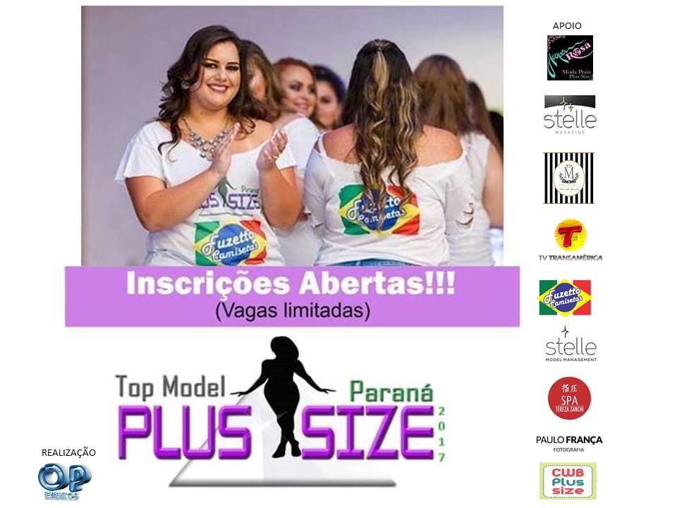 Concurso TOP MODEL Plus Size - INSCREVA-SE AQUI | CWB Plus Size