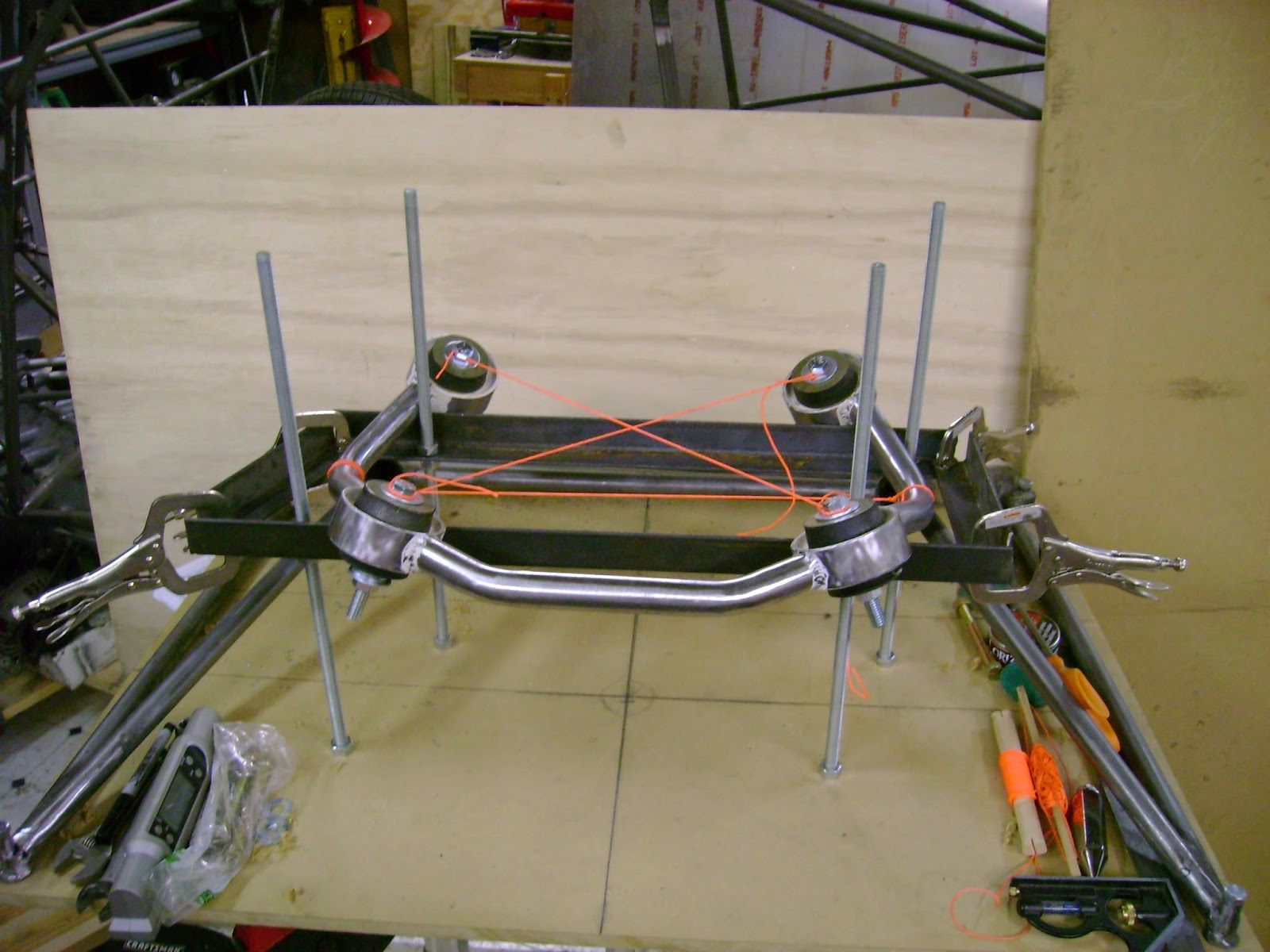 Tailwind Build in Minnesota: Engine mount for dynafocal engine.