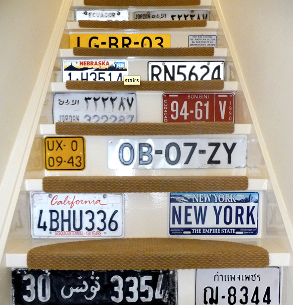 SNS 98 - license plates - Funky Junk InteriorsFunky Junk Interiors