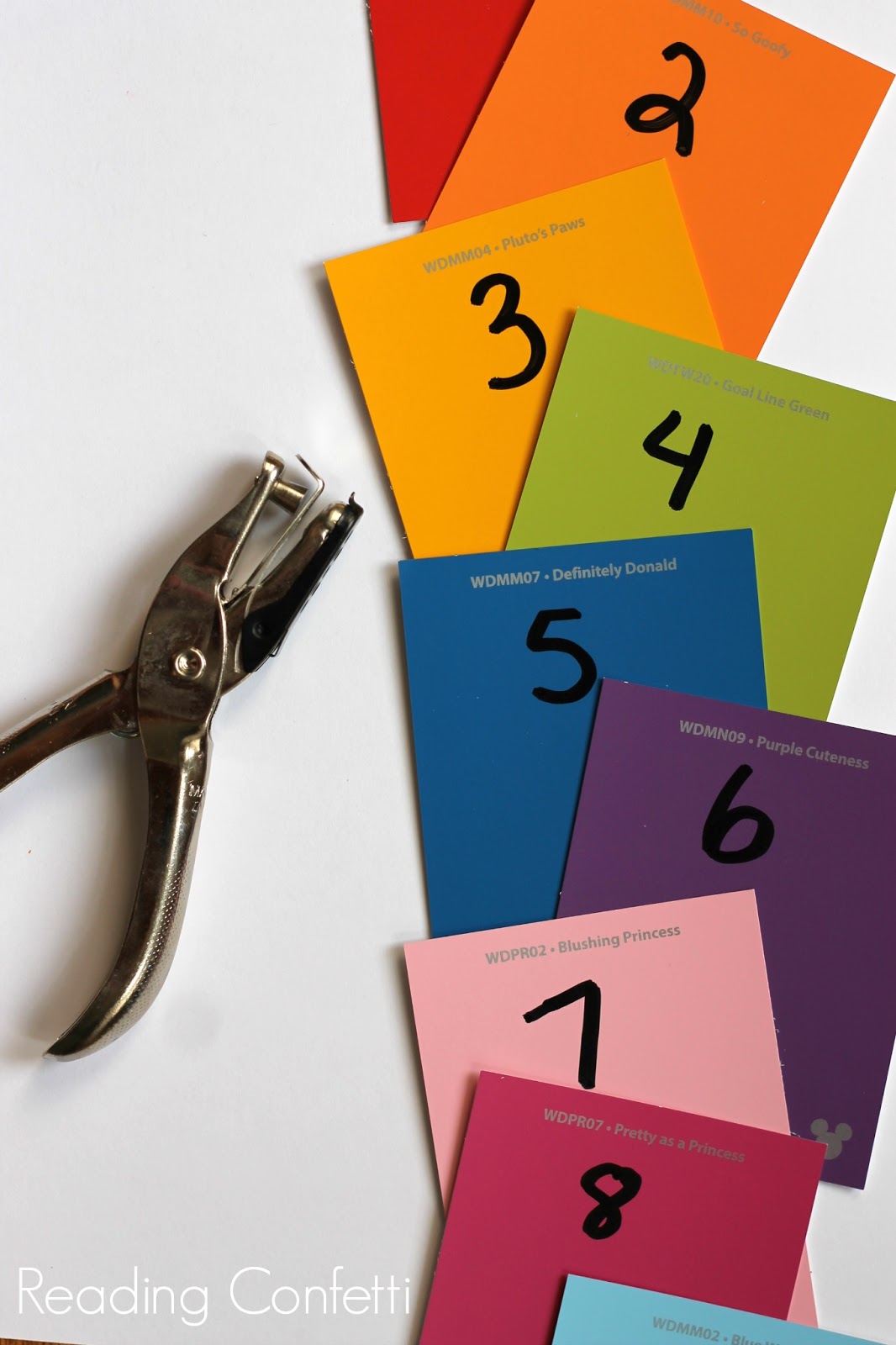 Paint Chip Number Recognition: Virtual Book Club for Kids ~ Reading ...