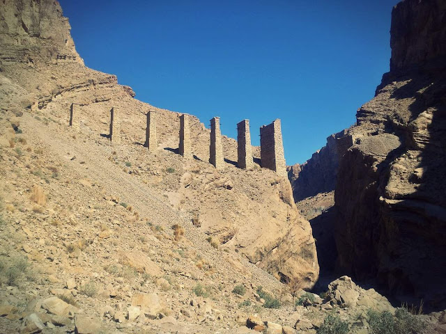 Louise Marguerite Bridge, Chappar rift, Khalifat Mountain, Harnai, 1889 ...