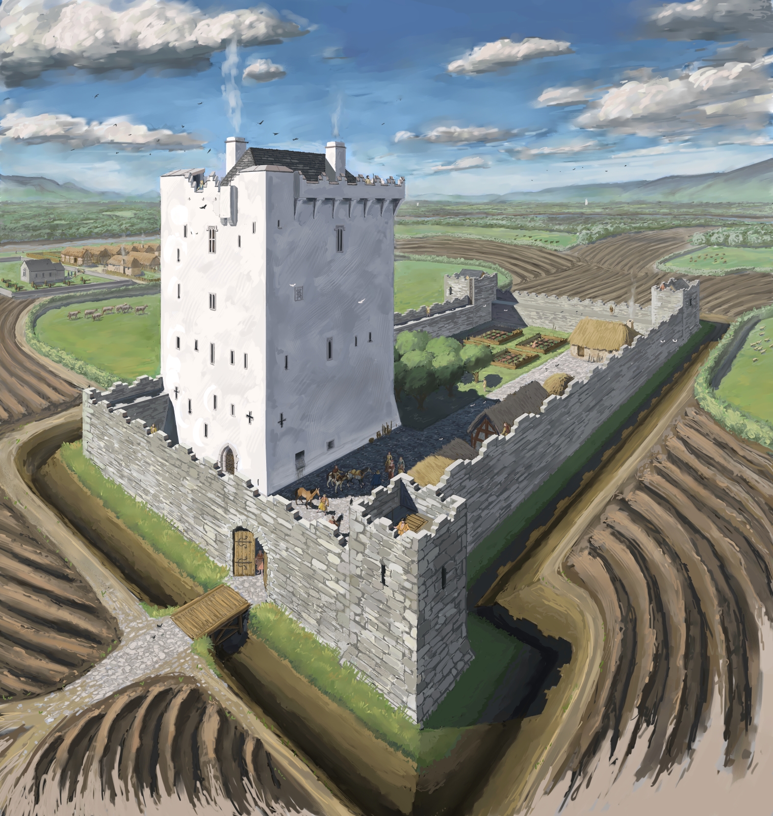 TowerInterior26_Outside_Small.jpg (1516×1600) | Historical illustration ...