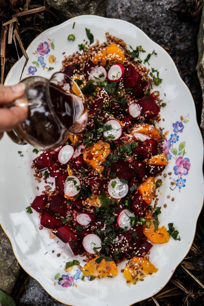 PIECZONE BURAKI Z KASZĄ GRYCZANĄ, POMARAŃCZAMI I CYNAMONOWYM ...