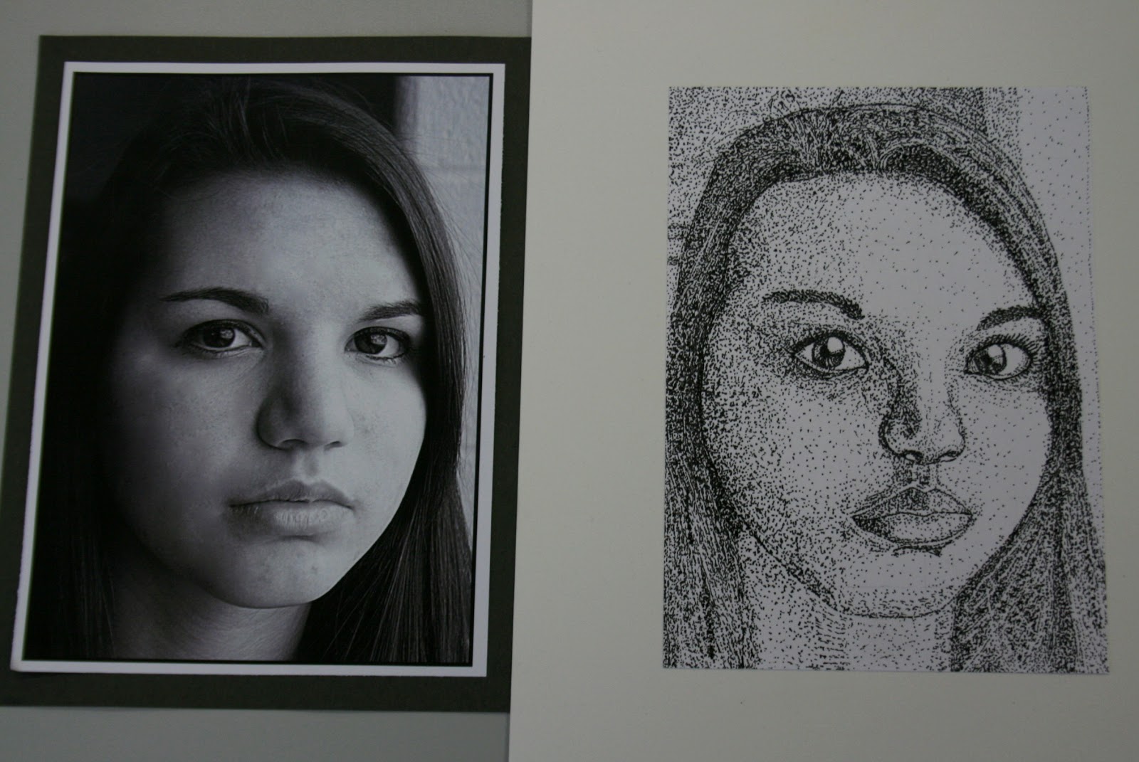 Sutka and Art Education: Stipple Portrait