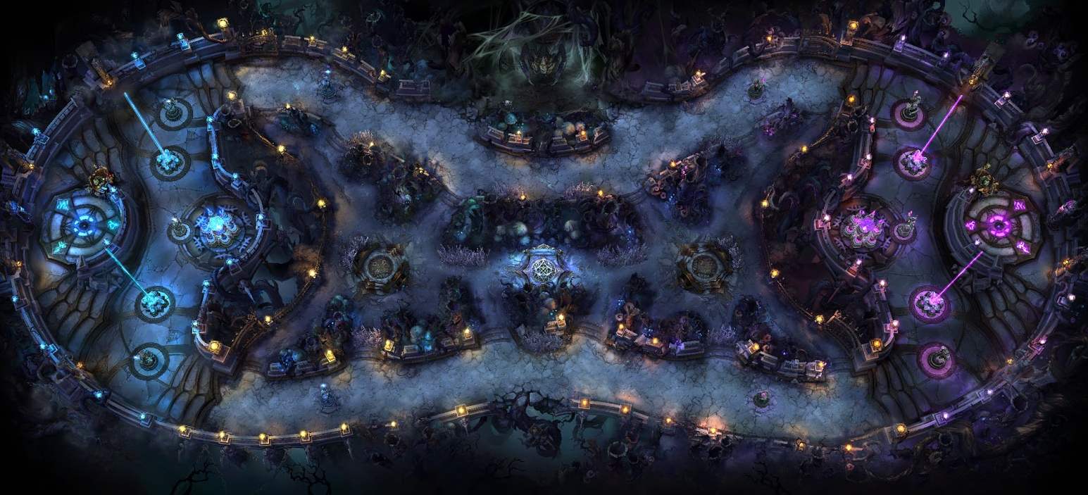 League of Legends: Mapas League of Legends
