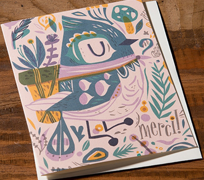 print & pattern: CARDS - red cap cards