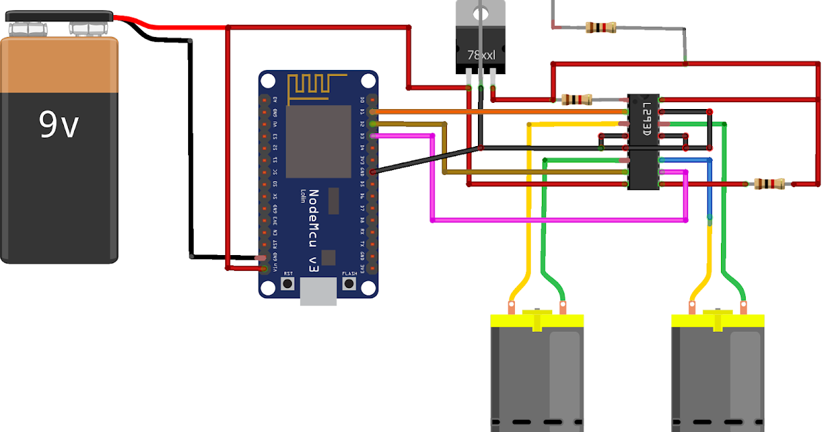 Experimented Circuits Iot Based Dc Motor Direction And Speed Control Using Blynk App