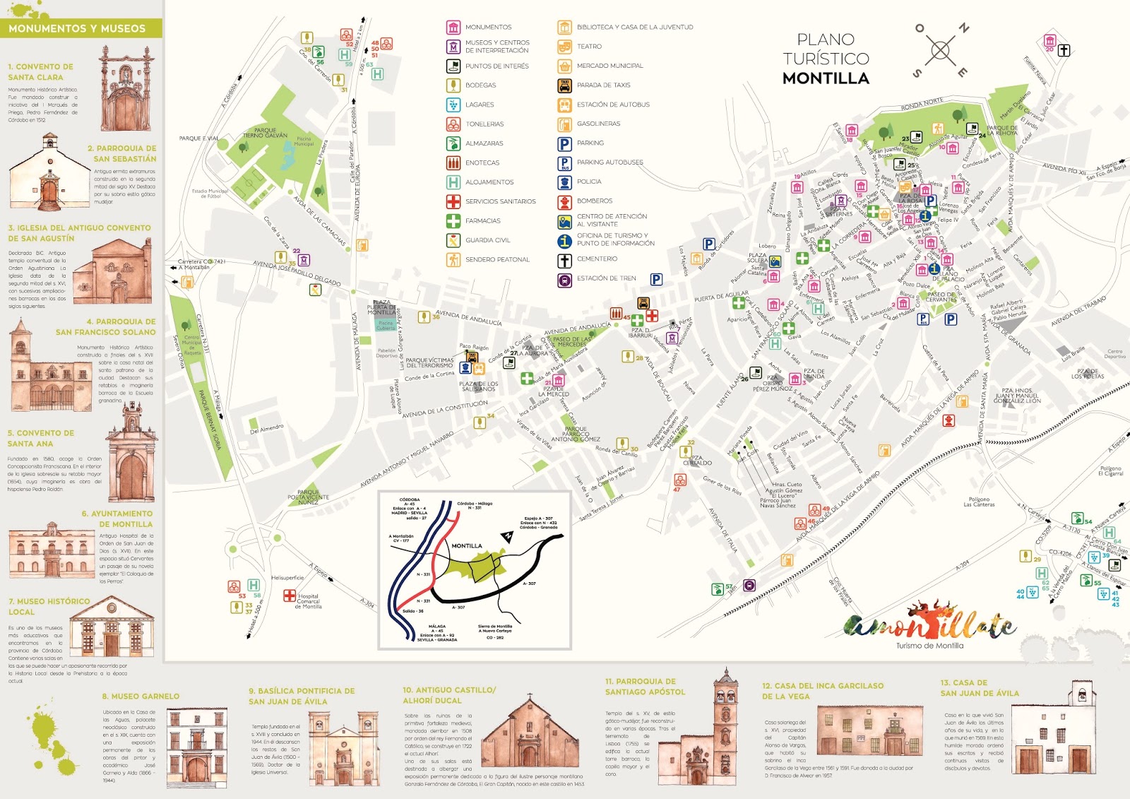PASIÓN POR MVNDA: Planos turísticos, guía y callejeros de la ciudad de ...