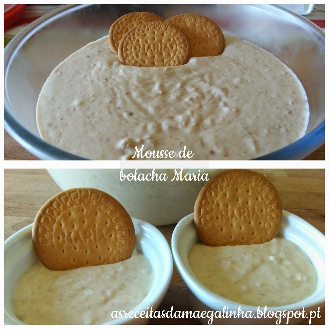 MOUSSE DE BOLACHA MARIA