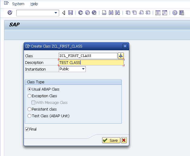 SAP TECH: Global Class creation and visibility of the class component ...