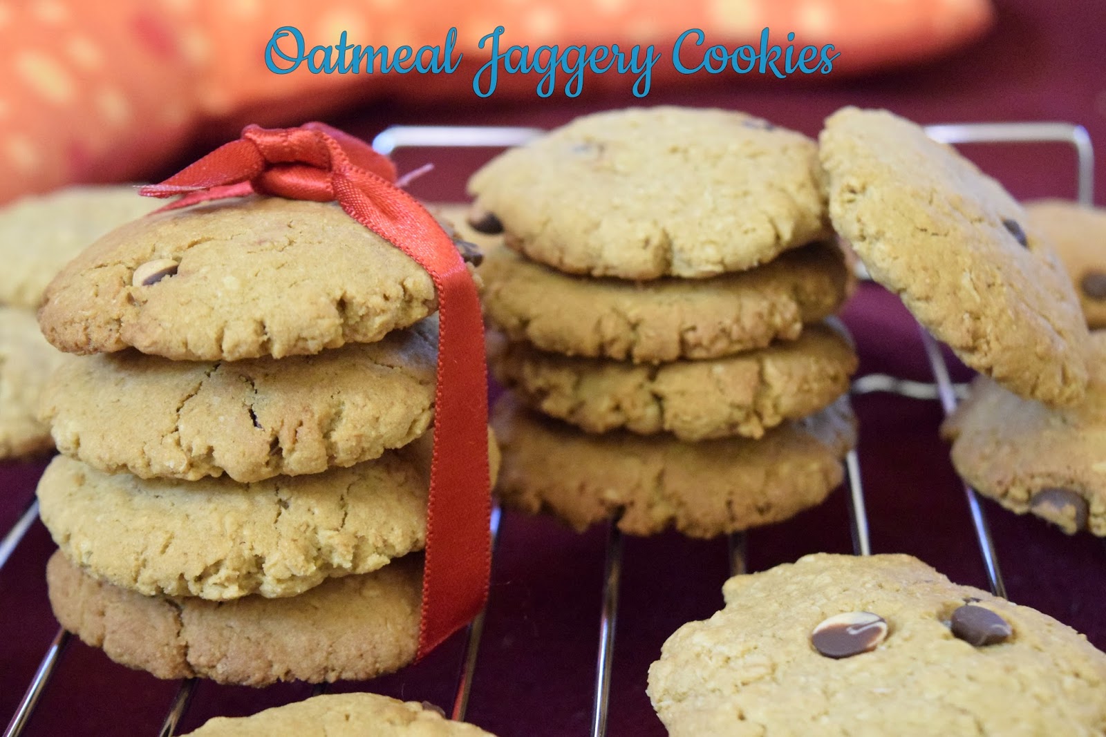 Poorni's Cookbook: Oatmeal Jaggery cookies