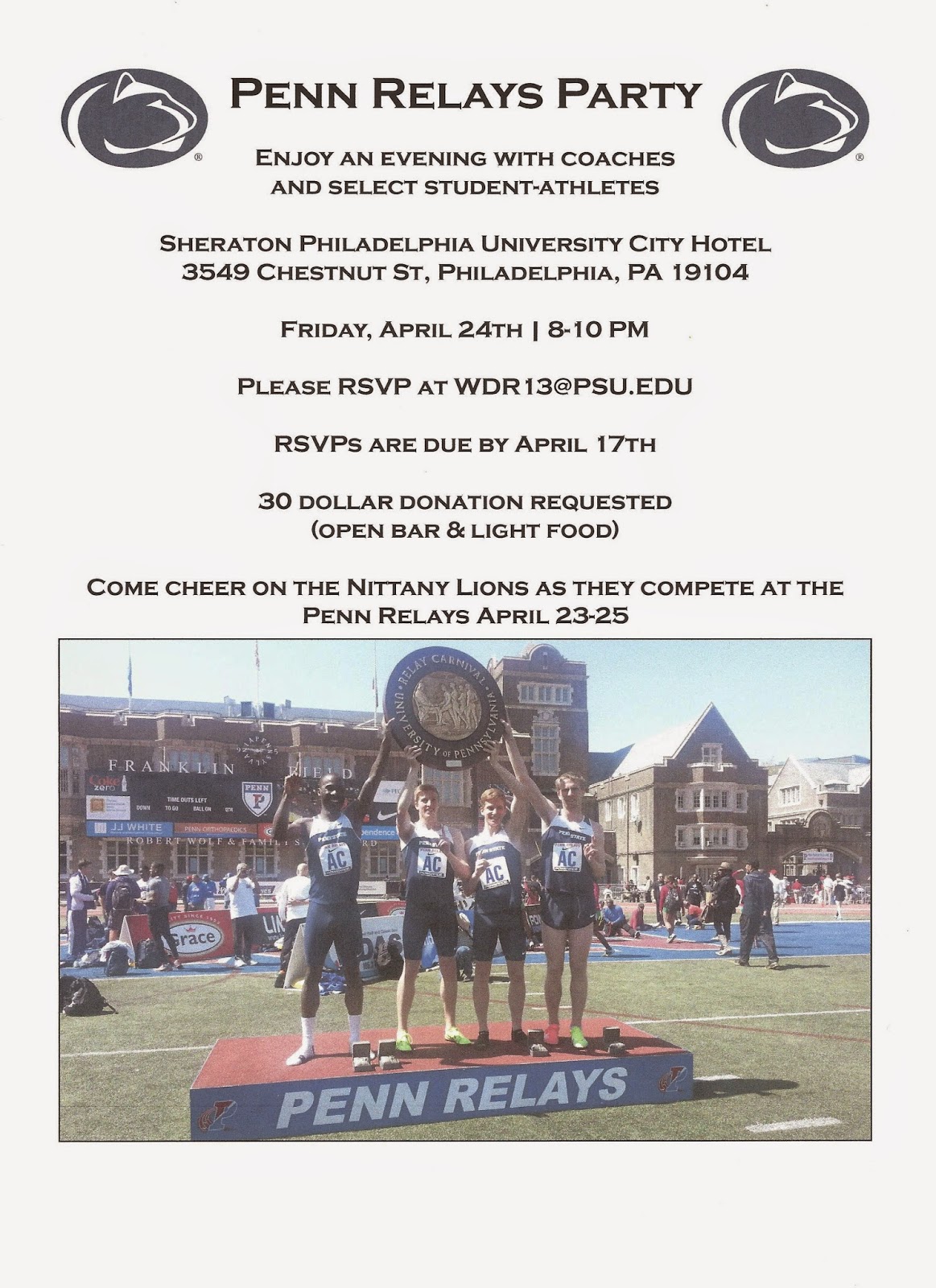 Penn State Track and Field Alumni (Golf): An Invitation, A Mystery Alum ...