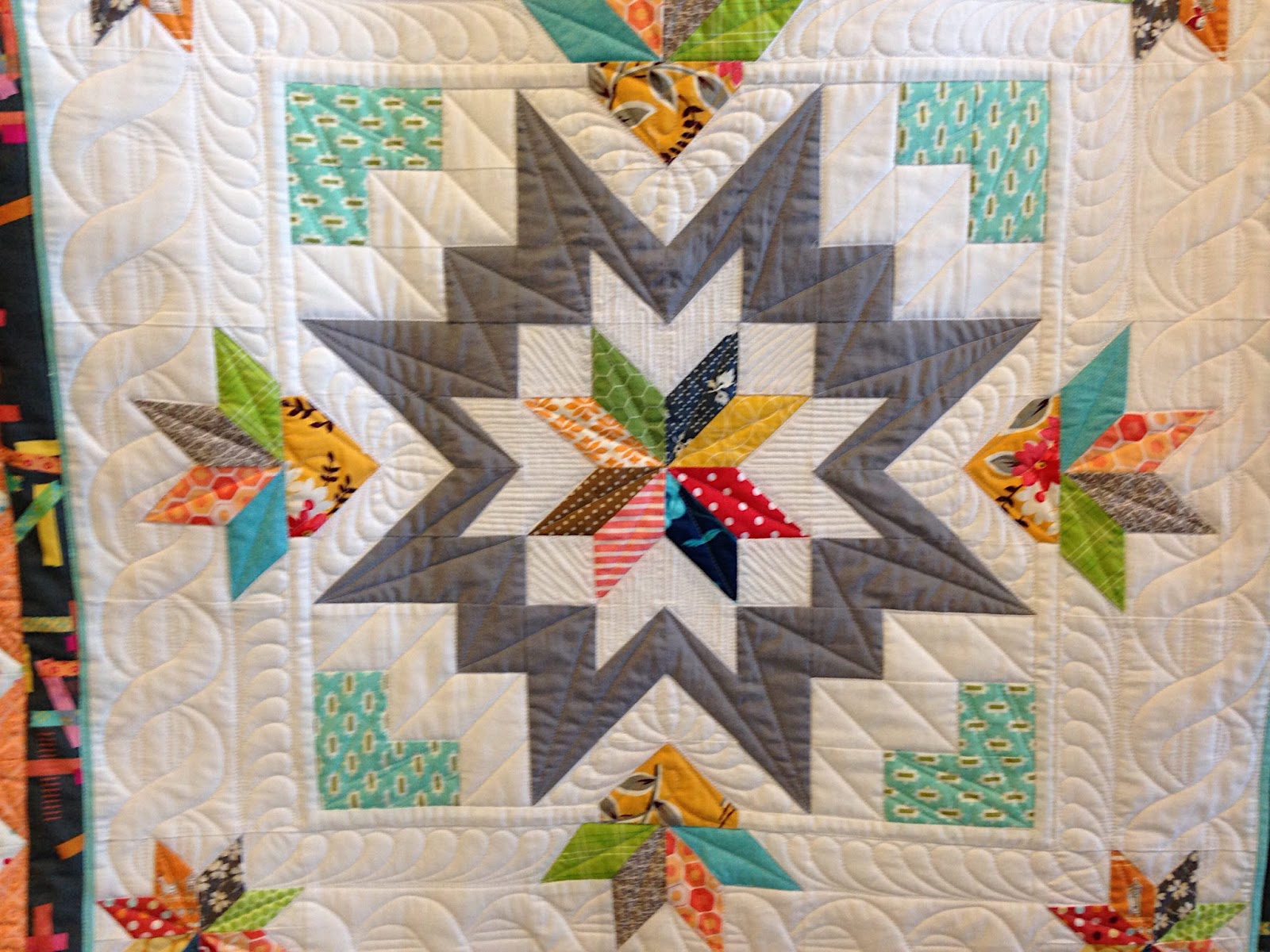 Quilting Together: Natalie's Round Robin Quilt