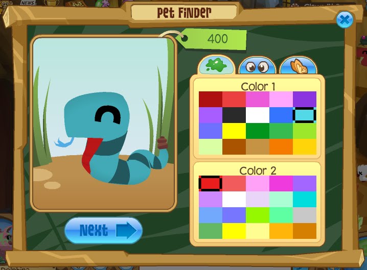 The Animal Jam Splash: Adopt a pet