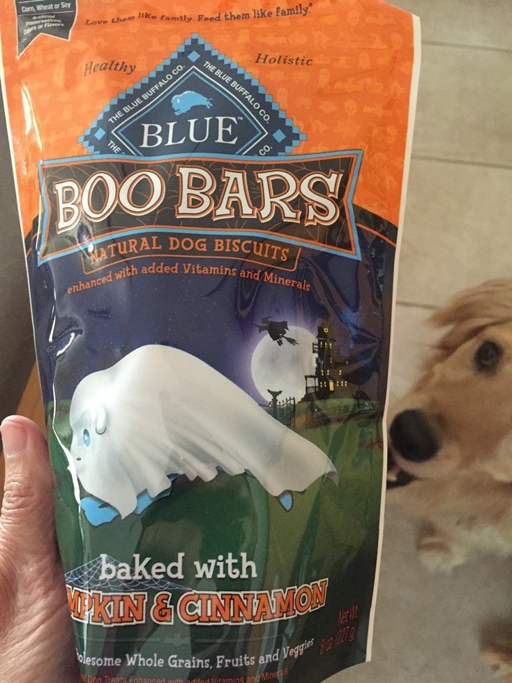 How Sam Sees It: Chewy.com review - Blue Buffalo Halloween Boo Bars