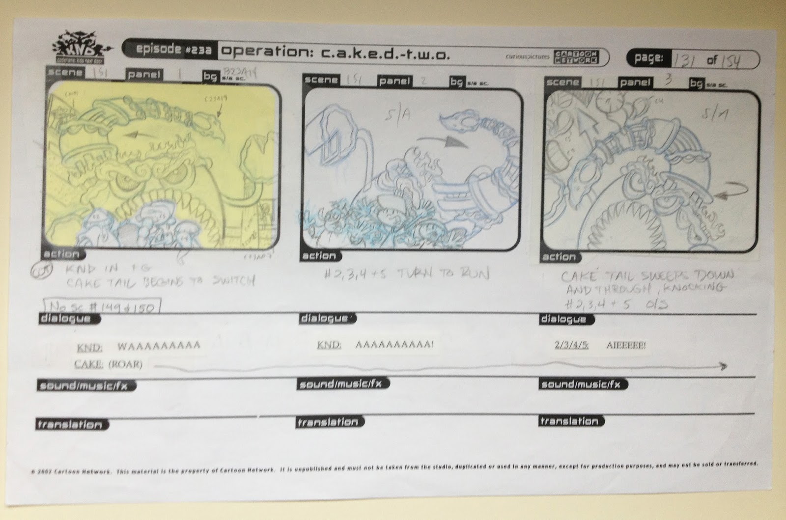 warburtonlabs: KND STORYBOARD PAGES (season two part 2)