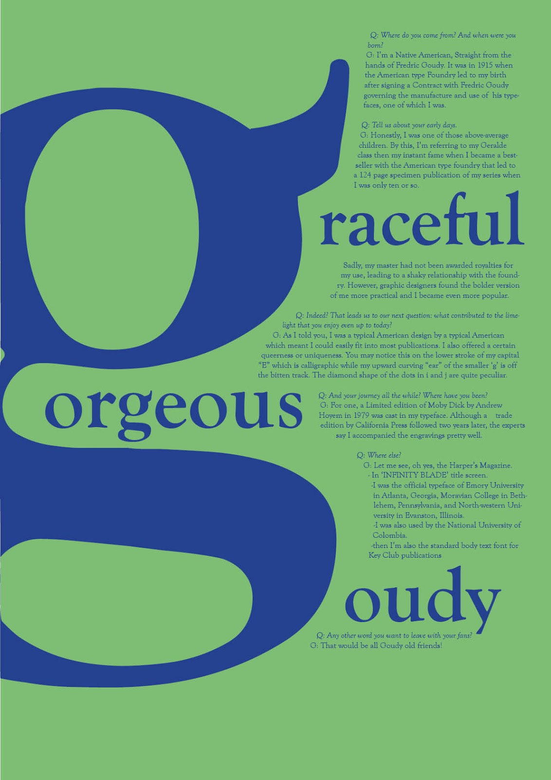 Typeface poster - templatesfiln