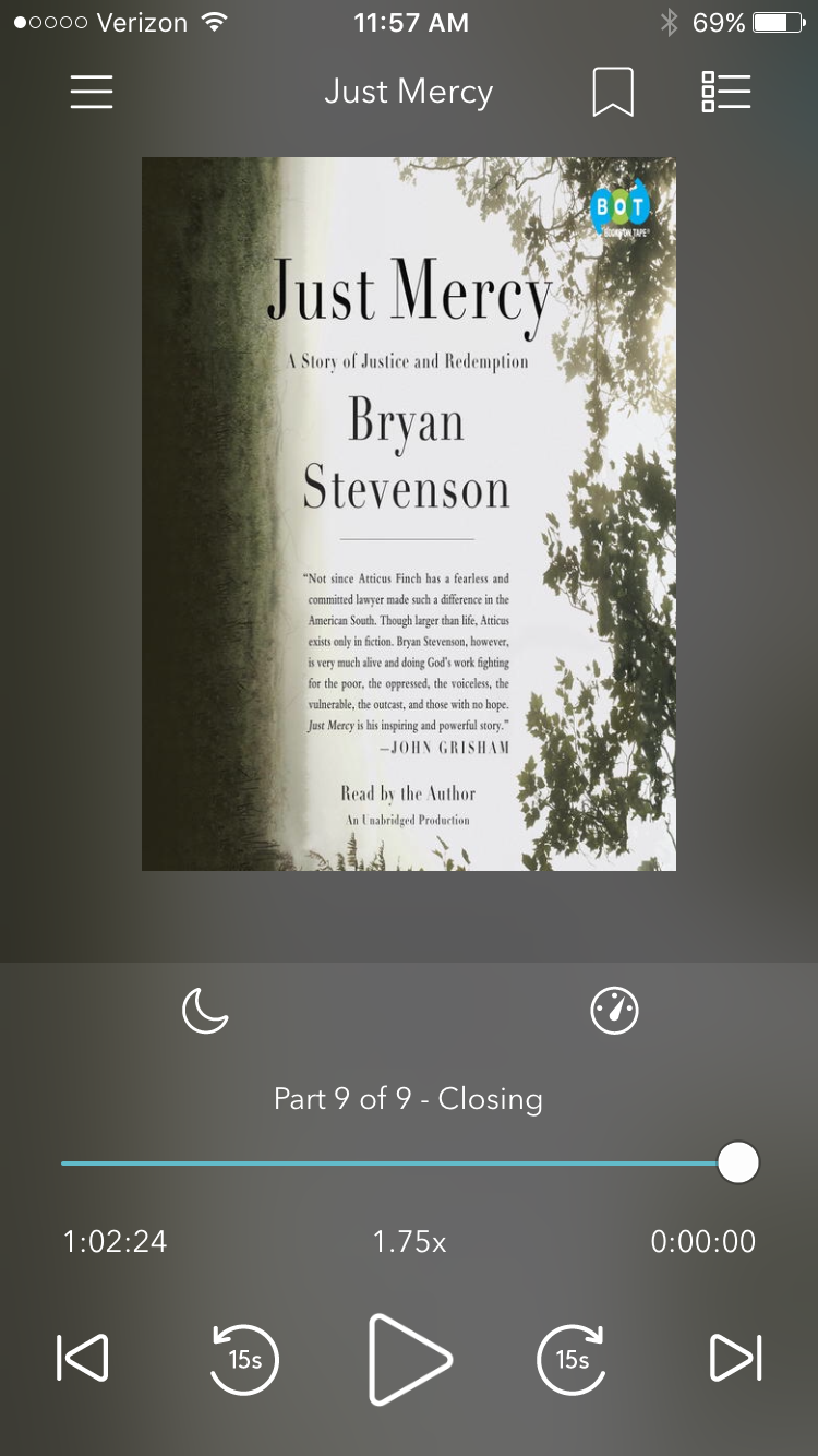 The Benson Journey: Just Mercy- Book Review