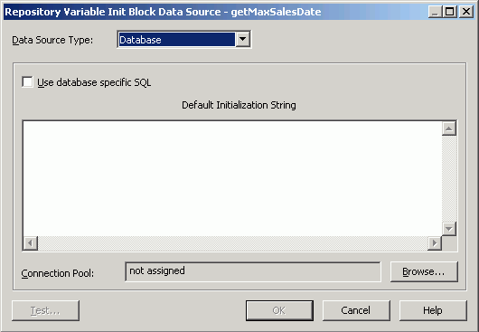 Diksha Sea: [OBIEE 10g] Dynamic Repository Variable