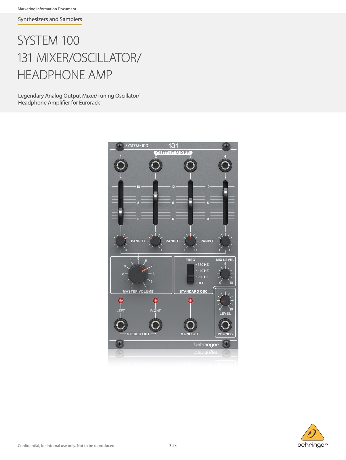 MATRIXSYNTH: NAMM 2020 - Introducing System 100 - Behringer Modular ...