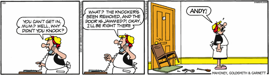 ΗΜΕΡΟΛΟΓΙΟ ΚΑTΑΣTΡΩΜΑTΟΣ: ANDY CAPP (ANDY and FLO) COMIC STRIP