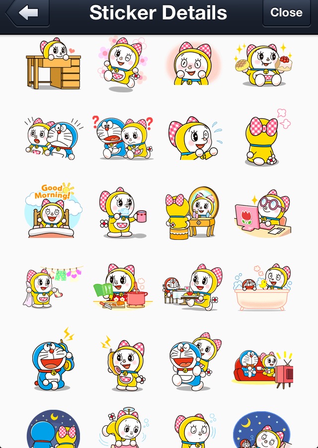 LINE Stickers Community: New LINE stickersドラえもん＆ドラミ : Doraemon & Dorami