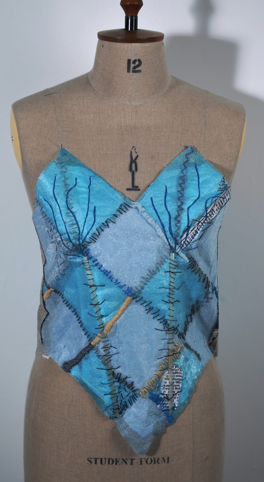 A Level Textiles Portfolio: Unit 1- Architecture Corset