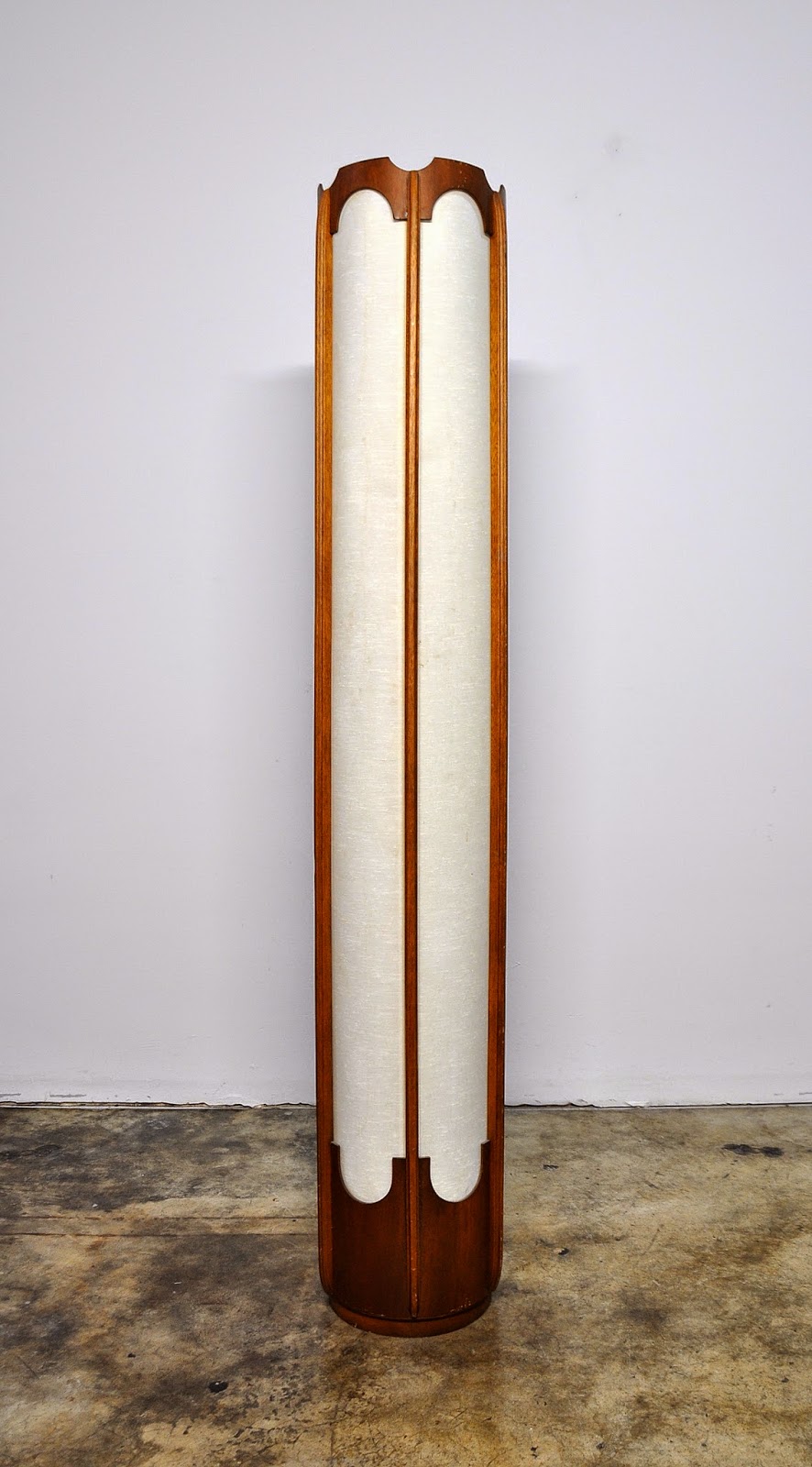 SELECT MODERN: 6 Foot Tall Teak Floor Lamp