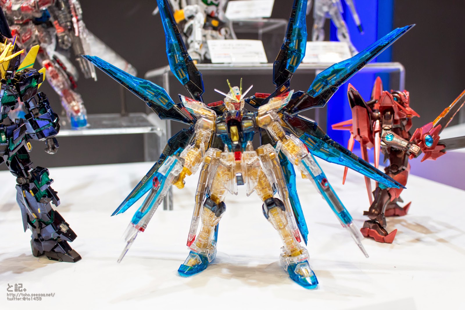 GUNDAM GUY: RG 1/144 Strike Freedom Gundam (Clear Color Ver.) - On ...