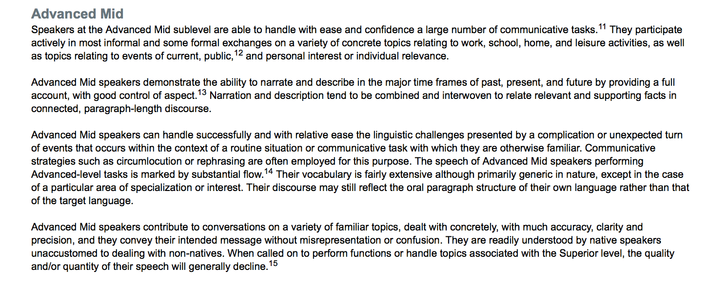 OPI - Oral Proficiency Interview - Mohamed Ansary