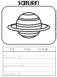 Colors and Kindergarten: My Science Journal: Outer Space