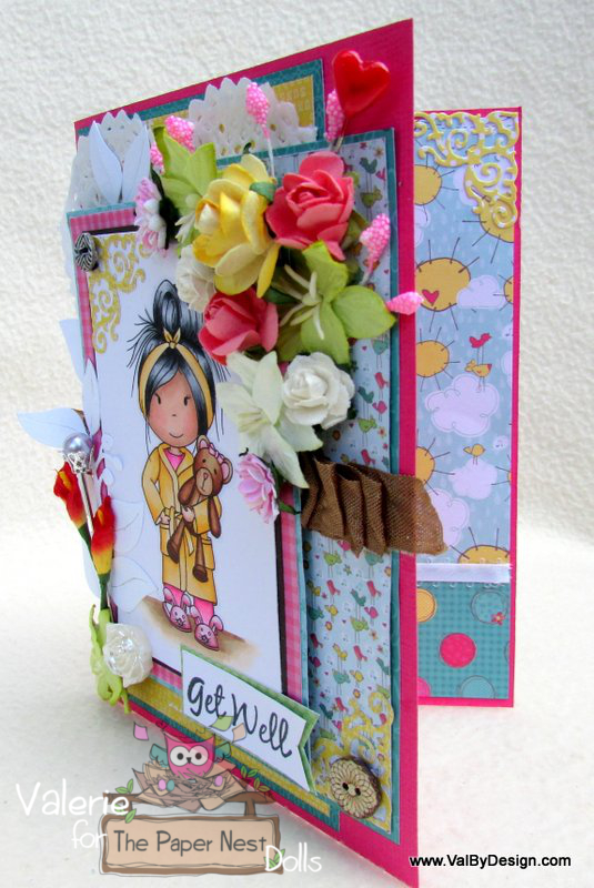 Paper Nest Dolls: Get Well Wishes with Bedtime Ellie