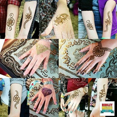 Contoh Henna Simple Tangan