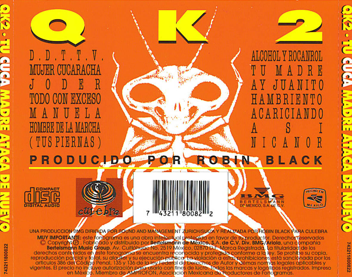 Los insectos en la música / Intsektuak musikan: Cuca - Tu cuca madre ...