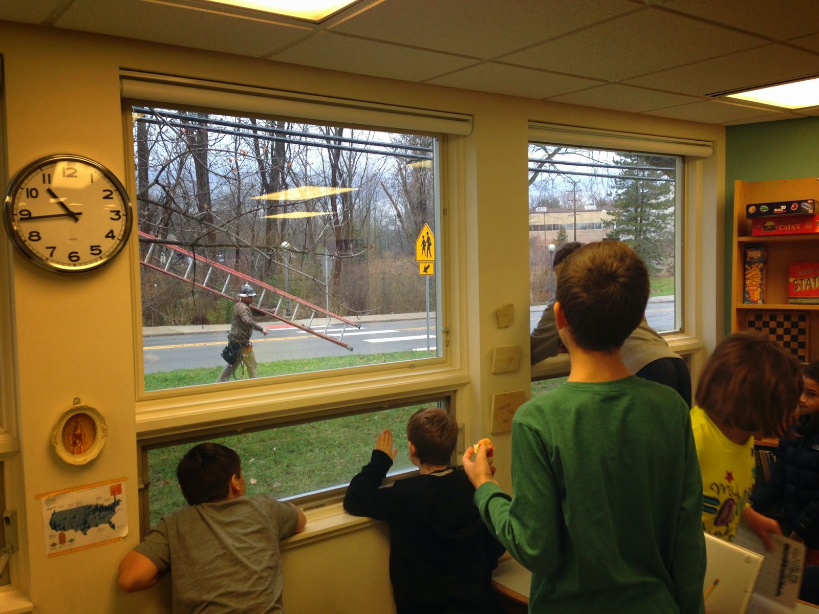 Jason's 5th/6th Grade Class at Summers-Knoll School: Distractions