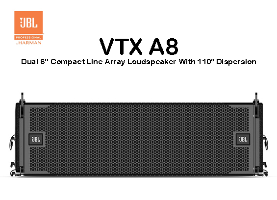 Sound System Line Array: Sound System Line Array JBL VTX A8