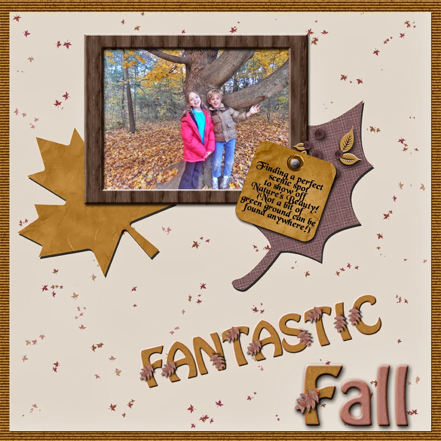 Annemarie's Art/Digital Scrapbooking: Fantastical Fall Layout and ...