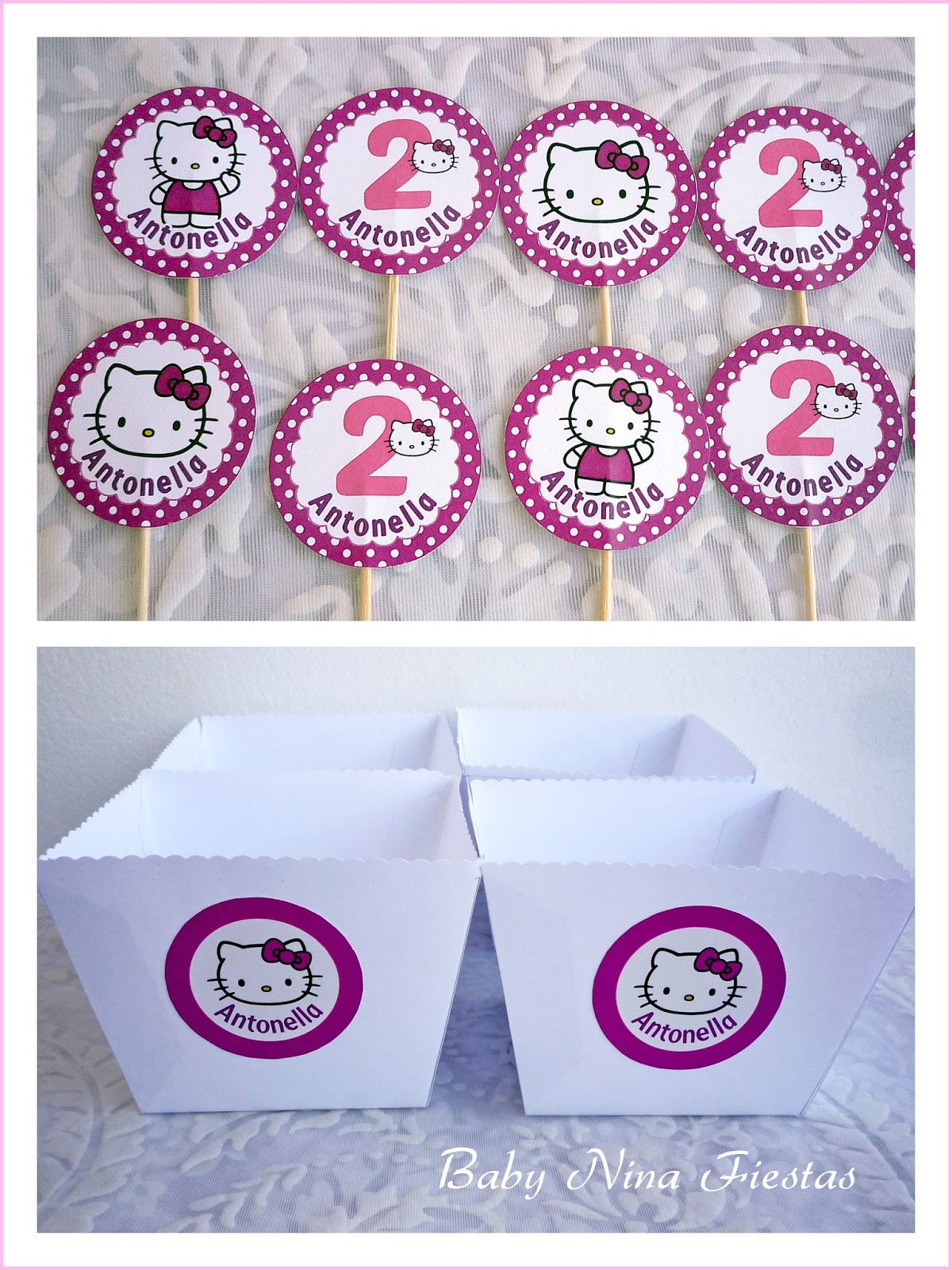 Baby Nina Fiestas: Cumple Hello Kitty para Antonella
