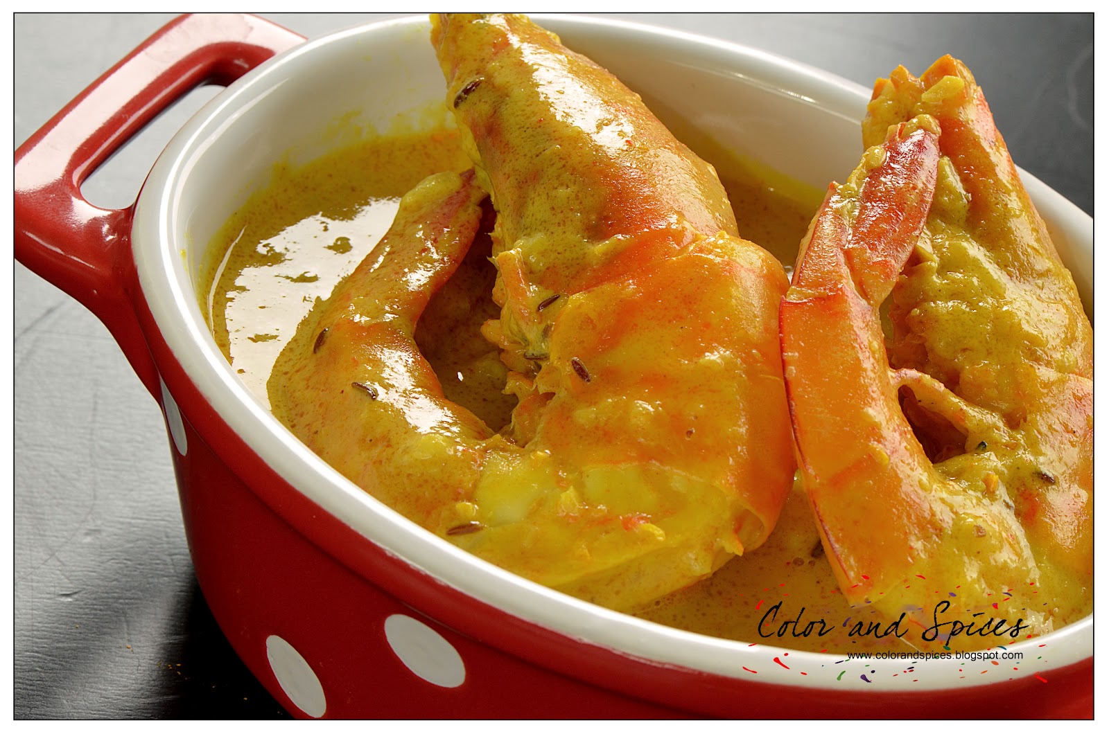 Color and Spices: Chingri macher malaikari...a signature Bengali dish